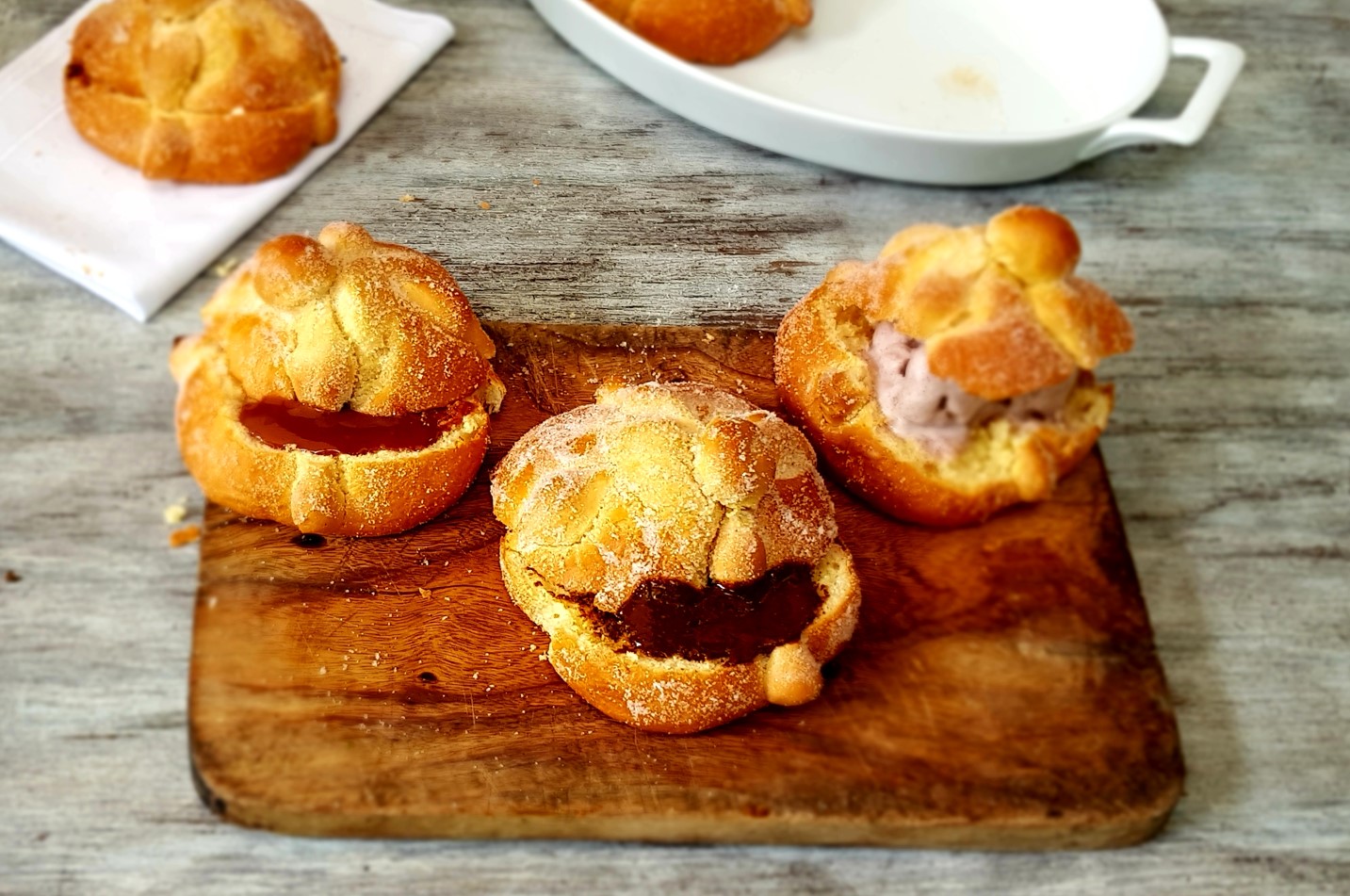 El tradicional pan de muerto de Fonda Garufa - Viernes magazine